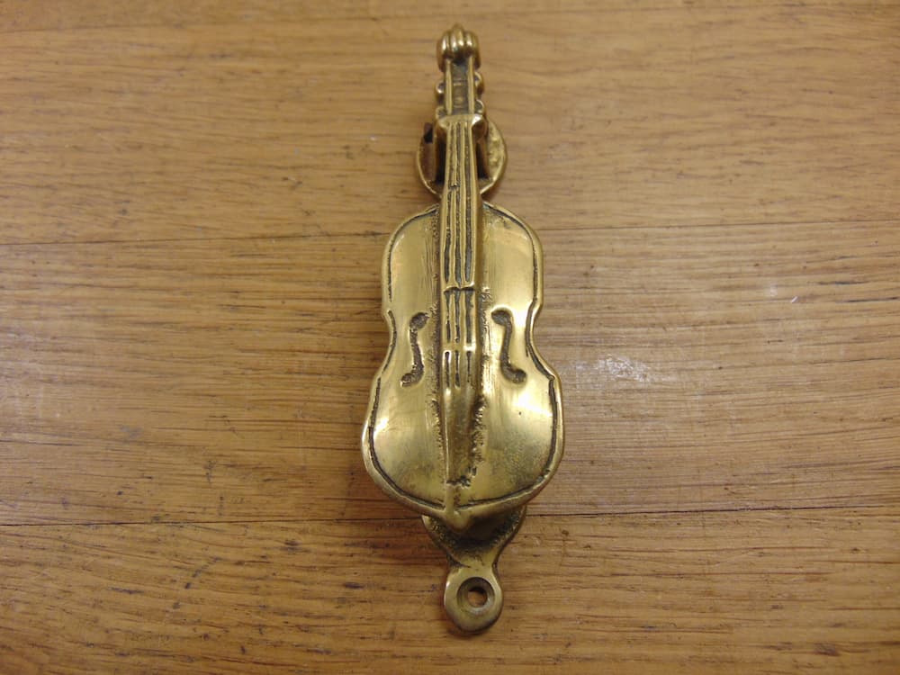 Violin Door Knocker - D466-1221 - Antique Door knockers