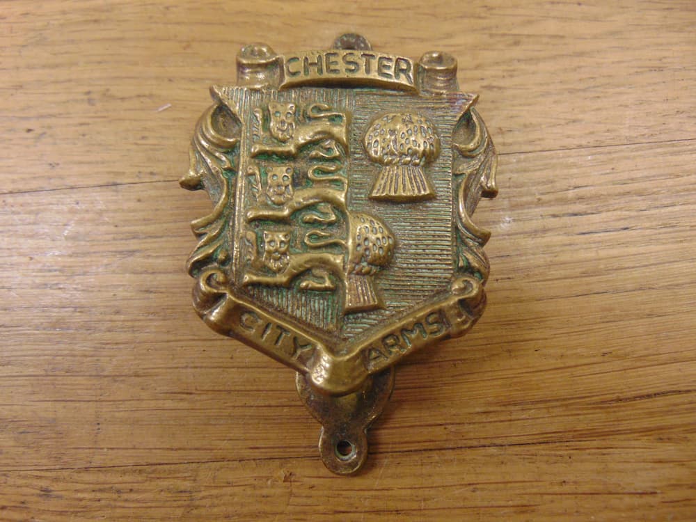 Chester Coat of Arms Door Knocker - D742-0122 - Antique Door knockers